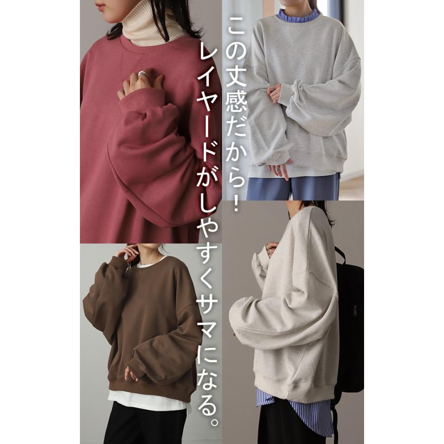 スウェット レディース トップス トレーナー バルーン袖 無地 長袖 オーバーサイズ ぽわん袖 : d080 : HUG.U(ハグユー) - 通販 - Yahoo!ショッピング