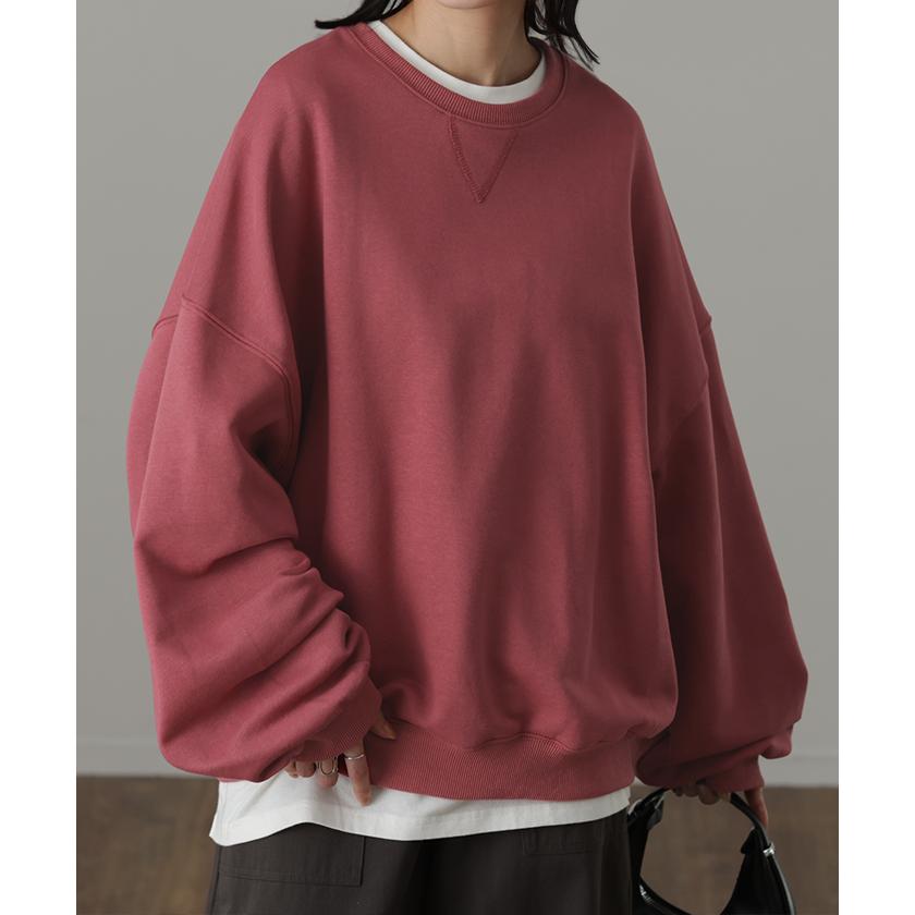 スウェット レディース トップス トレーナー バルーン袖 無地 長袖 オーバーサイズ ぽわん袖 :d080:HUG.U(ハグユー) - 通販 - Yahoo!ショッピング