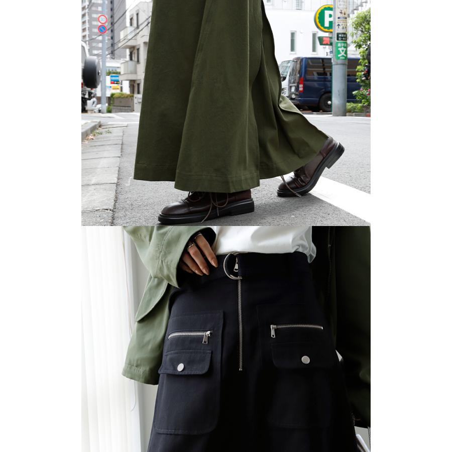 スカート ポケット チノスカート Aラインスカート レディース ベルト ボトムス :d256:HUG.U(ハグユー) - 通販 - Yahoo!ショッピング