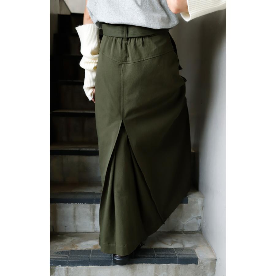 スカート ポケット チノスカート Aラインスカート レディース ベルト ボトムス :d256:HUG.U(ハグユー) - 通販 - Yahoo!ショッピング