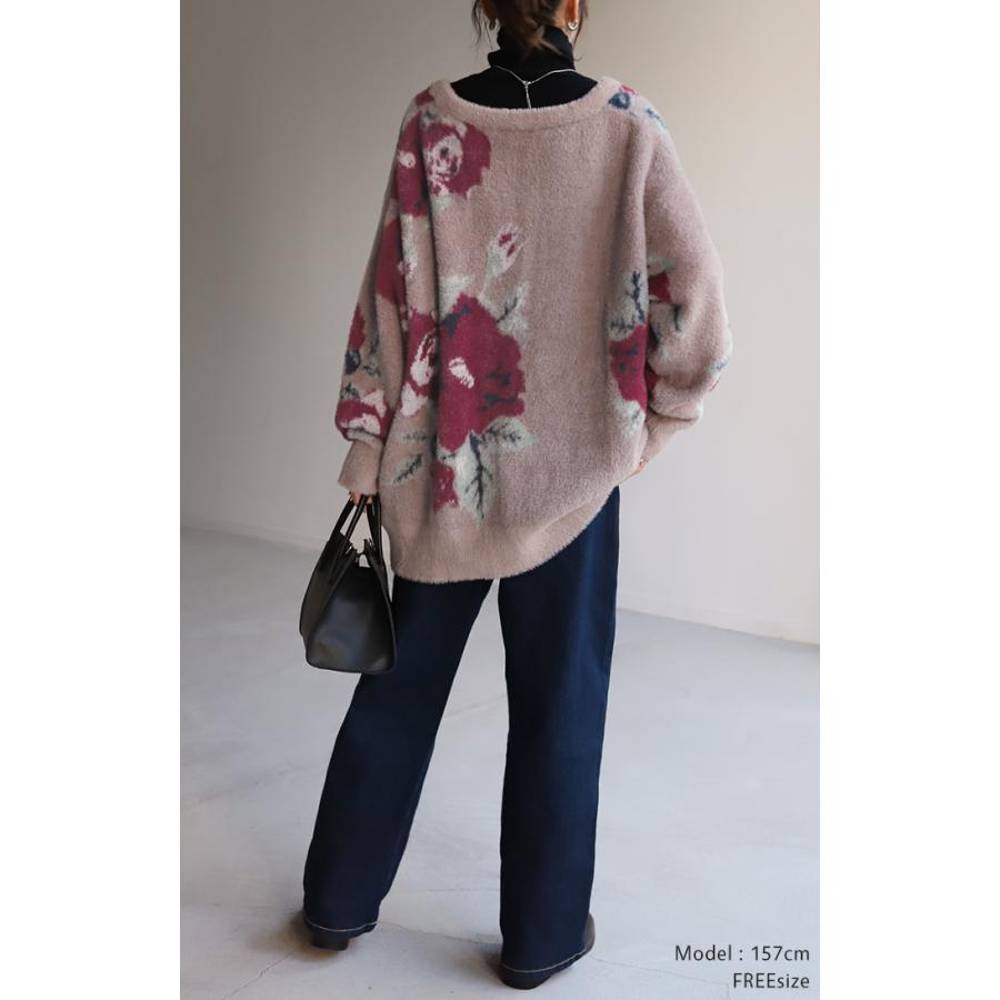 HUG.U カーディガン フラワー シャギー ニット 体型カバー レディース セーター トップス ニットカーディガン タイムセールSW2 : HUG.U(ハグユー) - 通販 - Yahoo ...