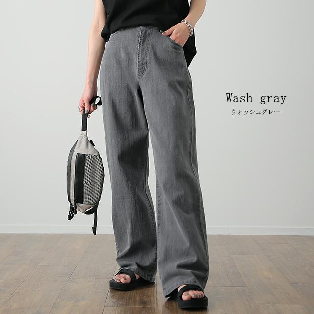 デニム レディース デニムパンツ パンツ ストレッチ ゴム ワイドパンツ 大きいサイズ ワイドパンツルック : jp144 : HUG.U(ハグユー) - 通販 - Yahoo!ショッピング