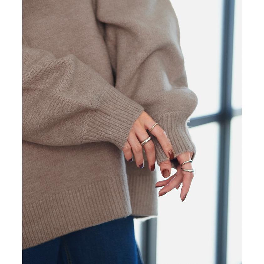 HUG.U ニット レディース トップス レイヤード Vネック セーター HUG.U ニット レディース トップス レイヤード Vネック セーター