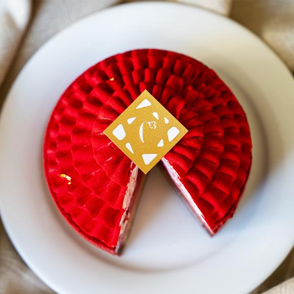 母の日 スイーツ ギフト 2024 プレゼント フラワーケーキ ＜ ショコラ ＆ フレーズ ＞＜ 母の日 プレート付 ＞ C3 ※同梱不可 ...