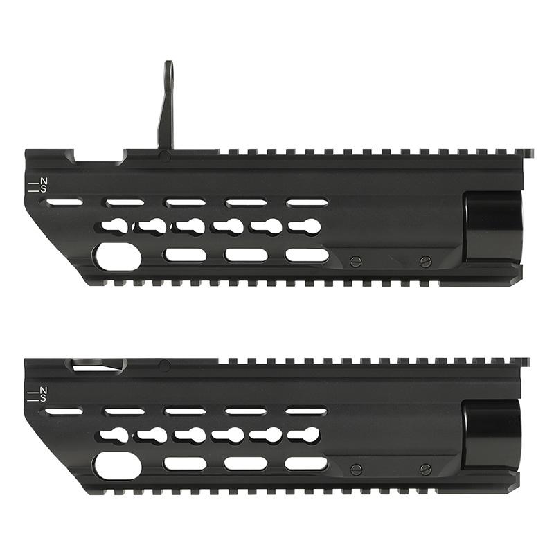 Airsoft Artisan G27K 10inchハンドガード (VFC/UMAREX HK417 AEG・GBB) BK : ミリタリー ...