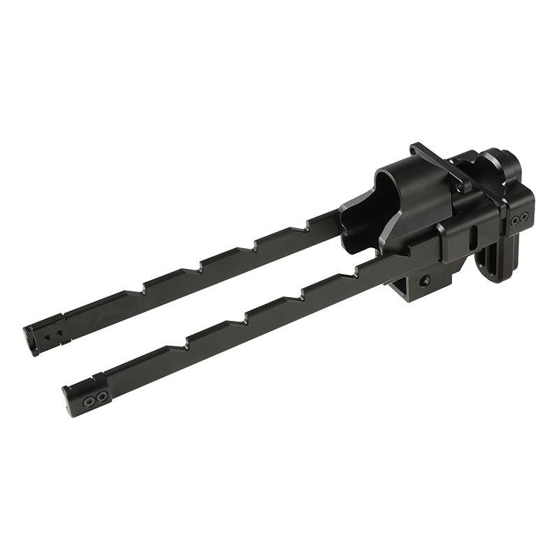 Bow Master×GMF B&Tタイプ 5ポジションバットストック＆ピカティニーレールアダプターセット (東京マルイ次世代MP5A5/UMAREX・VFC MP5 GBB対応 ...