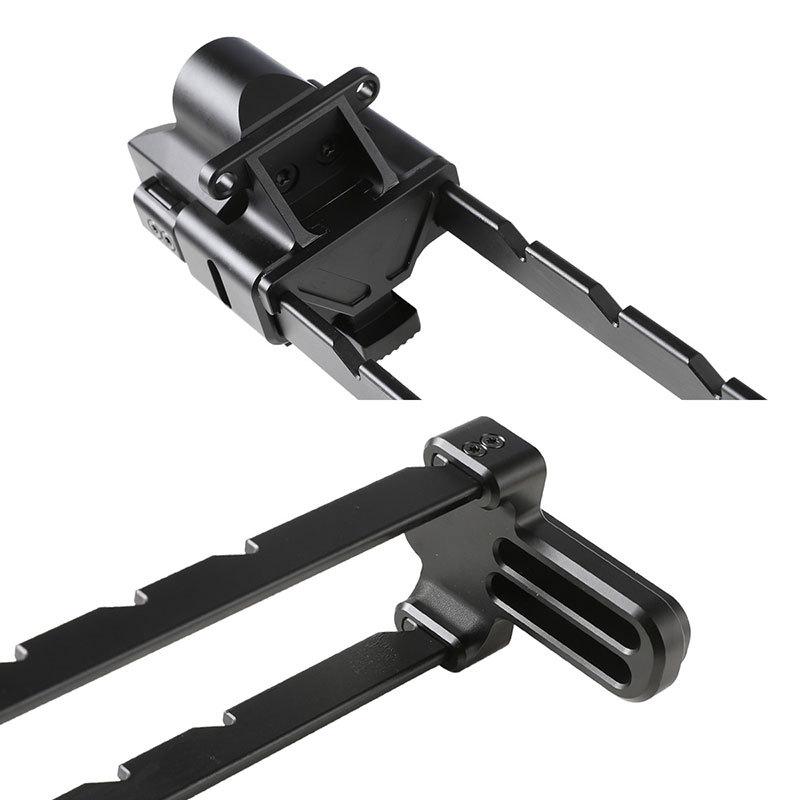 Bow Master×GMF B&Tタイプ 5ポジションバットストック＆ピカティニーレールアダプターセット (東京マルイ次世代MP5A5/UMAREX・VFC MP5 GBB対応 ...