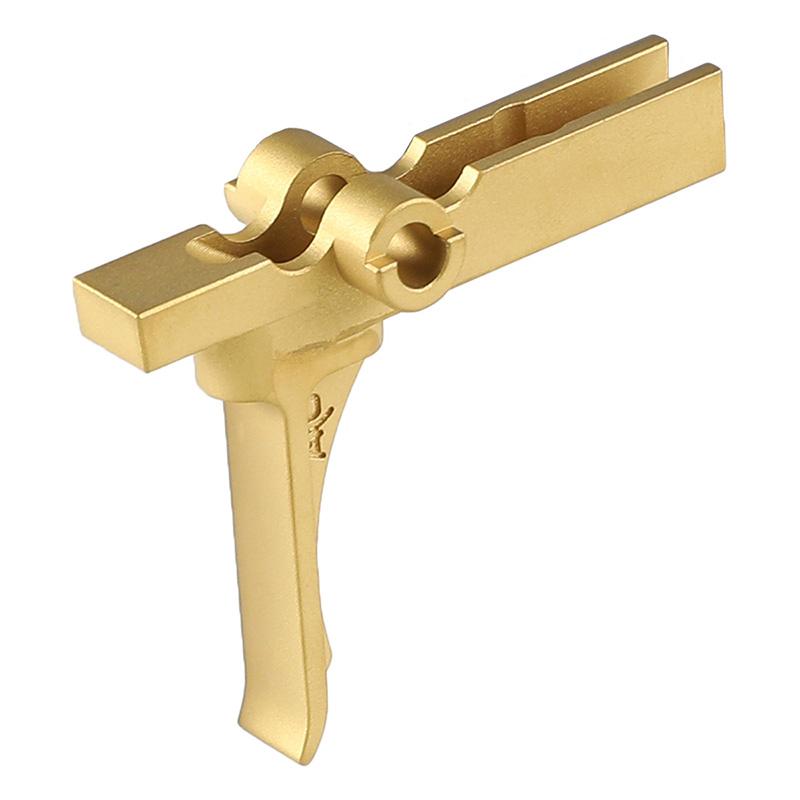 C&C Tac ATCタイプ フラットトリガー (VFC/UMAREX M4 GBB/APFG MPX-K・MCX GBB) GOLD ...