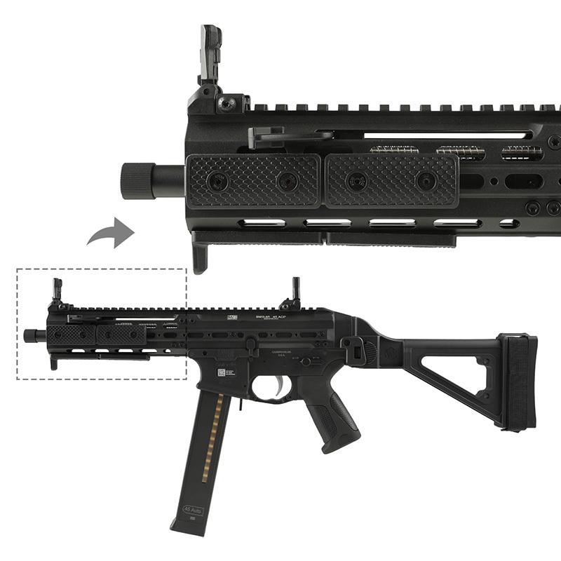 DE Airsoft LWRCI SMG-45 AEG 電動ガン (電子トリガー搭載/UTRシリーズ) ガンケース付 エアガン 18歳以上 ...