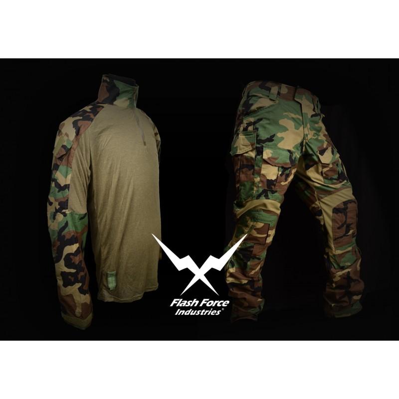 FFI Crye Precisionタイプ G3コンバットシャツ/パンツセット 2017Ver. (M81ウッドランド/L) : ミリタリー ...