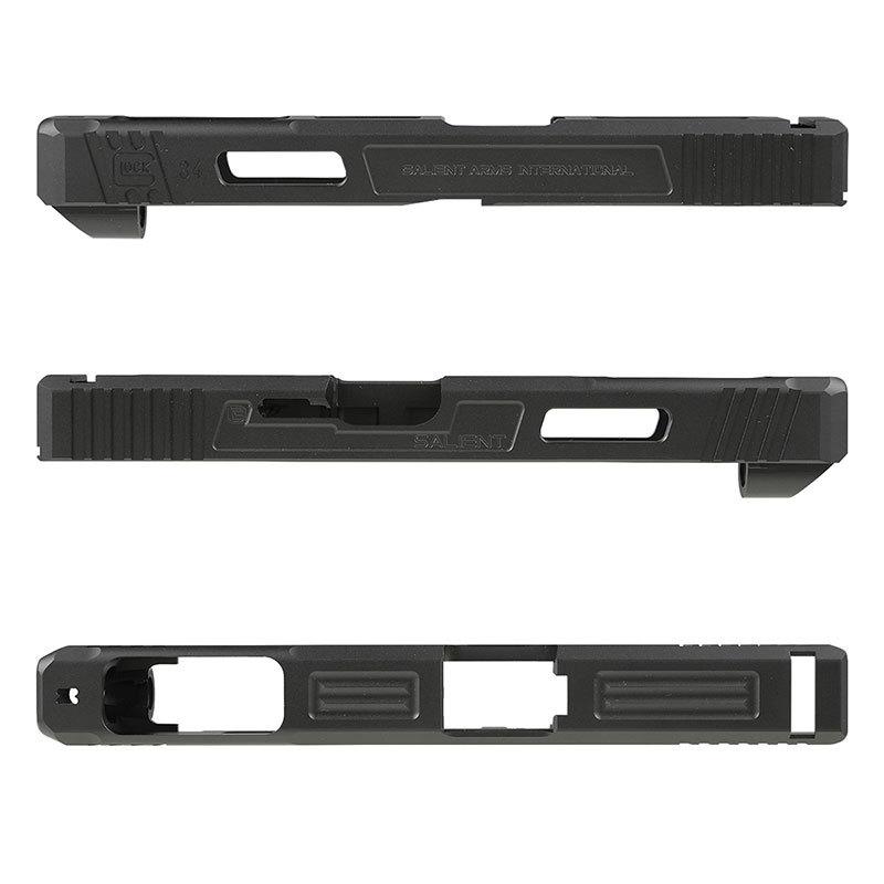 Guns Modify G34 SAIタイプ CNCアルミスライド/ボックスフルートバレルセット Nitride Gold (東京マルイ G17 Gen.3対応) : ミリタリーショップH.T ...