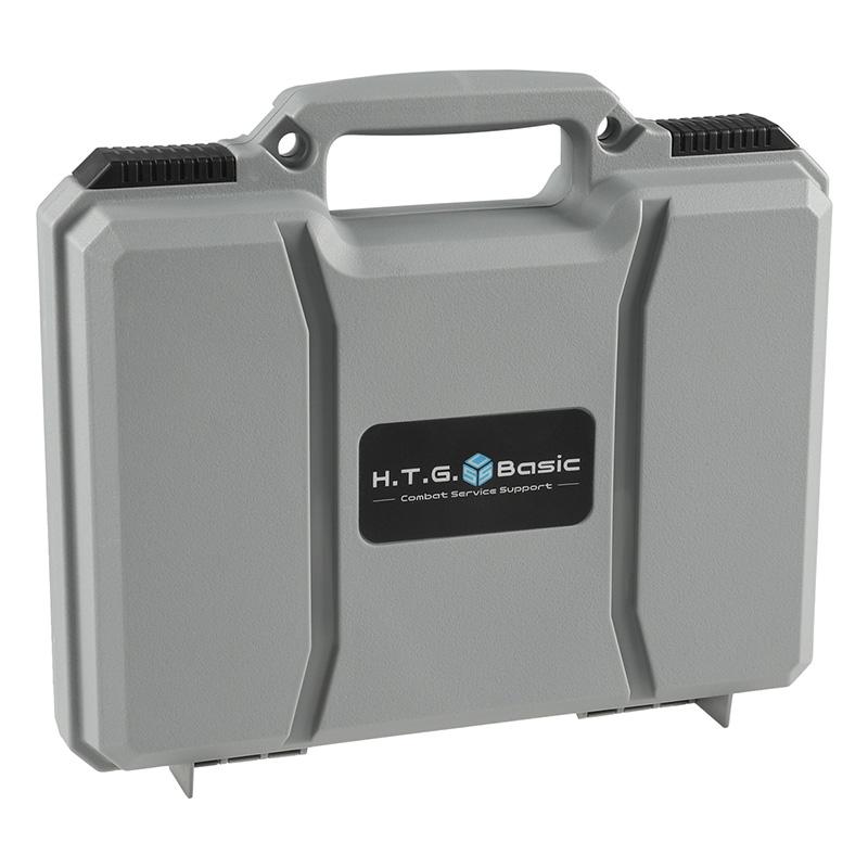 HTGベーシック WAVE 30 (大容量 軽量 Stackable/積み重ね可能) ガンケース ハードケース ハンドガンケース 30cm ...