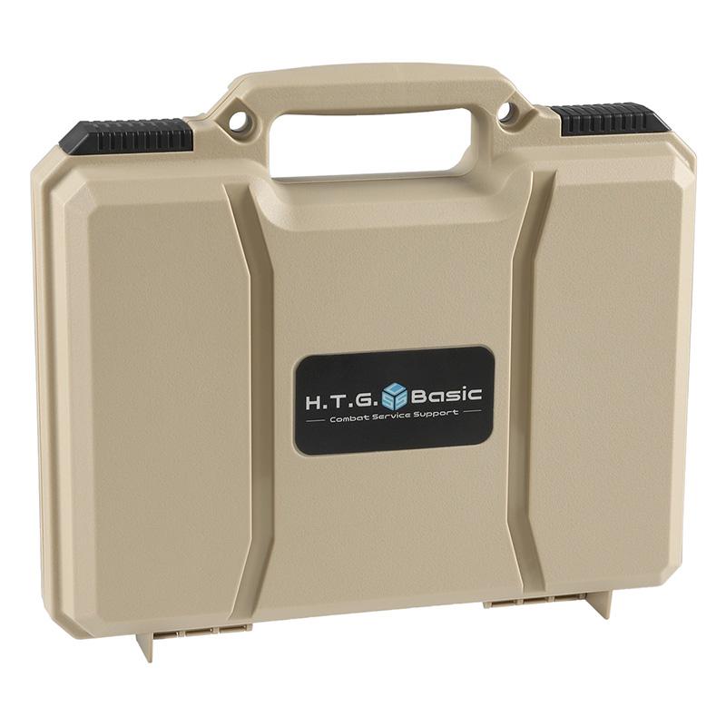 HTGベーシック WAVE 30 (大容量 軽量 Stackable/積み重ね可能) ガンケース ハードケース ハンドガンケース 30cm ...