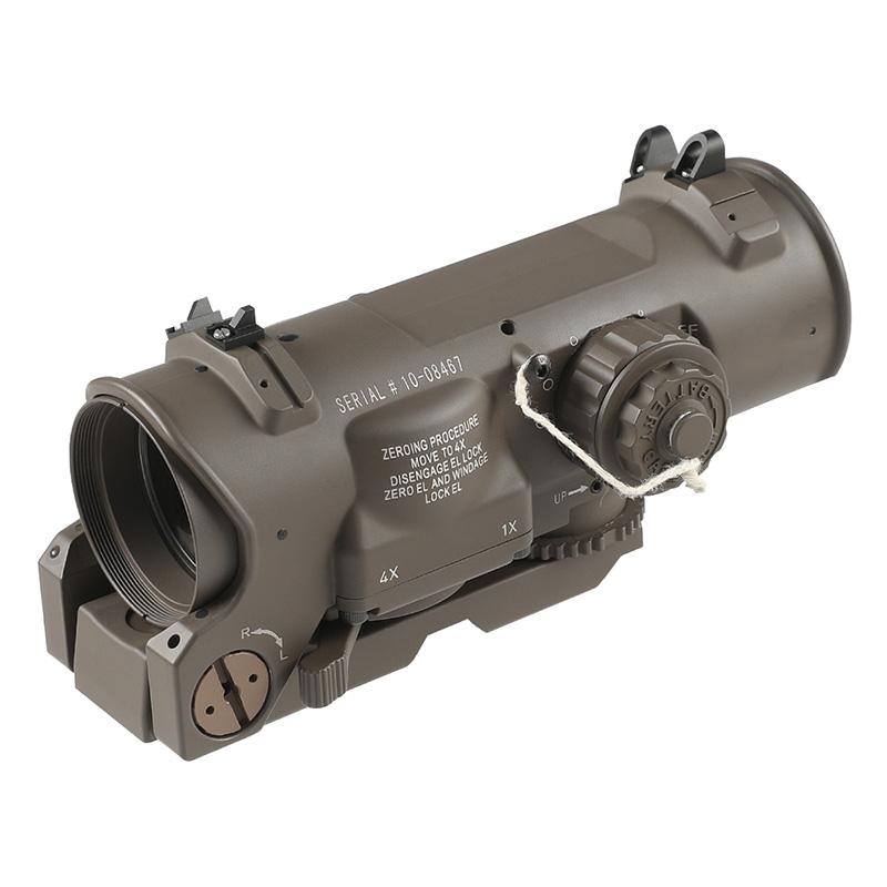 HOLY WARRIOR ELCAN Specter DR SU-230 タイプ スコープ レプリカ 1-4倍率 FDE 発光レティクル ...