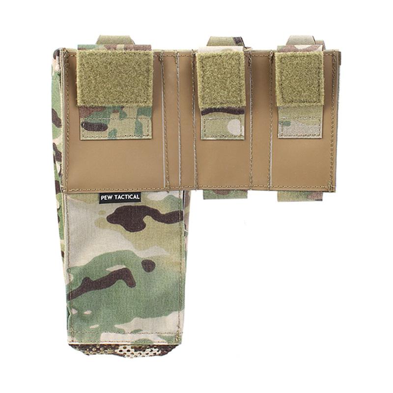 PEW Tactical PRMD Belt Placard(ライフル/ピストルマガジンポーチ＆ダンプポーチセット)Multicam ...