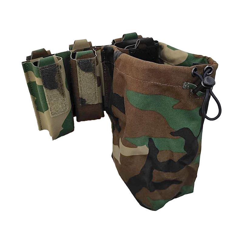 PEW Tactical PRMD Belt Placard(ライフル/ピストルマガジンポーチ＆ダンプポーチセット)Woodland ...