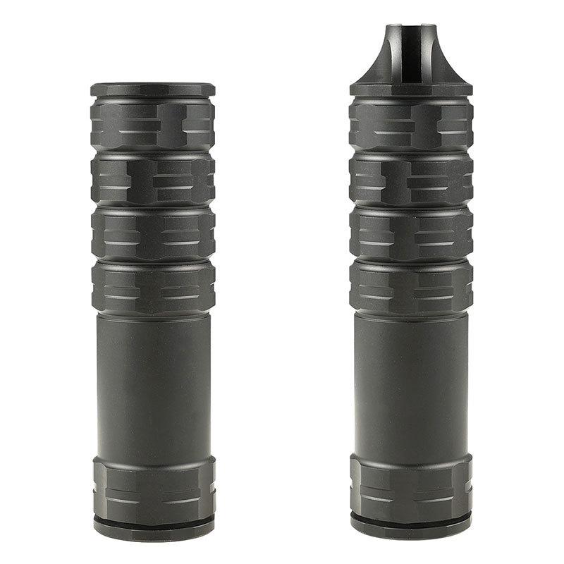 【セール】Revanchist Airsoft JK Armament MSTスタイルサイレンサー Type A (14mm逆ネジ) BK ...