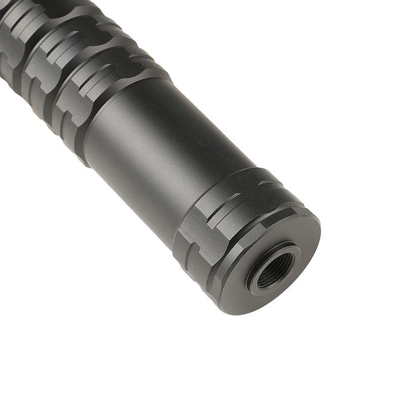 【セール】Revanchist Airsoft JK Armament MSTスタイルサイレンサー Type A (14mm逆ネジ) BK ...