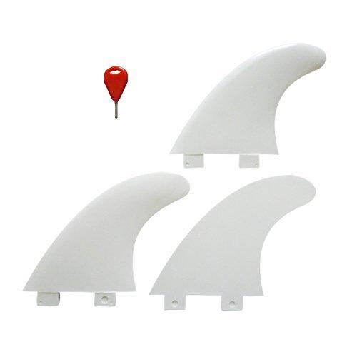 Funktion 3フィン FCS対応 3枚セット 白 FKGF-3 : ヘルクレス ヤフーショップ - 通販 - Yahoo!ショッピング