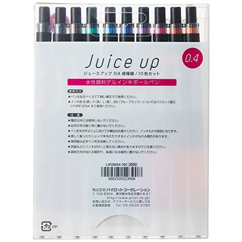 PILOT パイロット ゲルボールペン ジュースアップ 0.4 10色 LJP200S4-10C : ヘルクレス ヤフーショップ - 通販 - Yahoo!ショッピング
