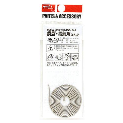 太洋電機産業(goot) うずまきはんだ 鉛入りΦ1.2mm スズ50%/鉛50% ヤニ入り SD-101 : ヘルクレス ヤフーショップ - 通販 - Yahoo!ショッピング