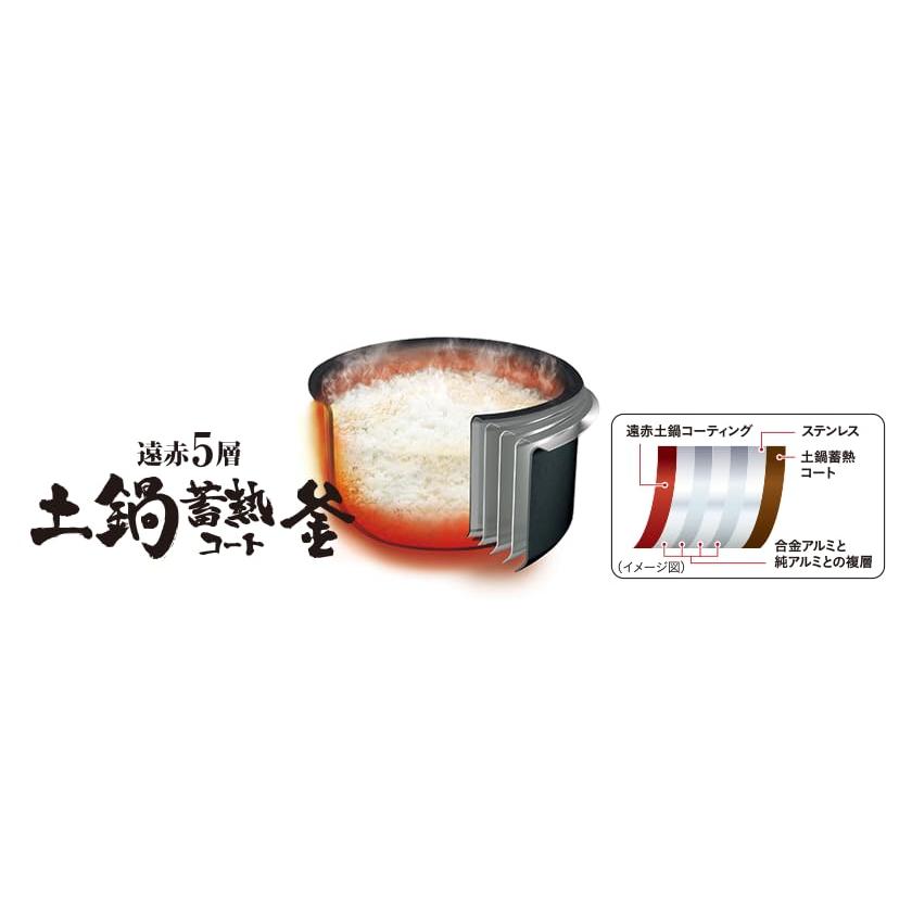 タイガー魔法瓶(TIGER) IH 炊飯器 3合 炊きたて 小容量 遠赤5層 土鍋蓄熱コート釜 スチールブラック JPF-G055KL : mu9bb0c6851a : ヘルクレス ヤフー ...