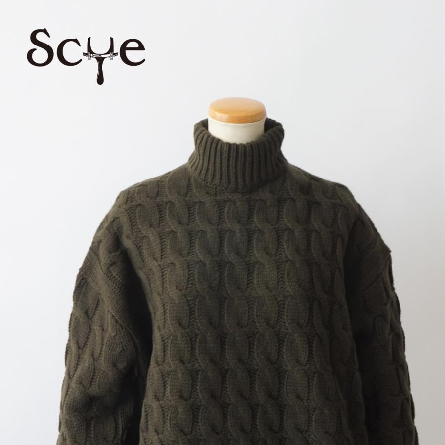 Scye SCYE｜サイ sale セール30%off Wool and cashmere blend cable sweater/1222-13118 : Here. - 通販 ...