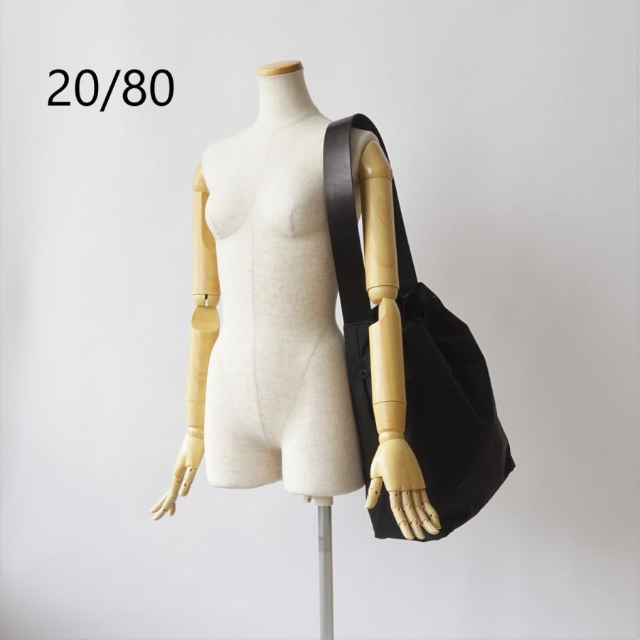 20/80｜トゥエンティーエイティー TWENTY EIGHTY Rip stop nylon drawstring shoulder bag ...