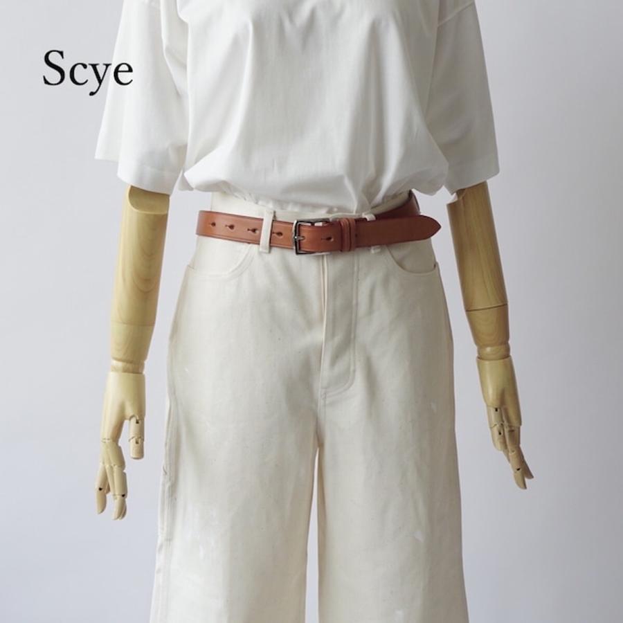 Scye sale セール20%off SCYE｜サイ Leather New Basic Belt : Here. - 通販 - Yahoo!ショッピング
