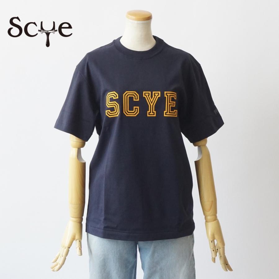 Scye 【sale セール20%off】Scye サイ/Logo-Flocked T-shirt 21701 : Here. - 通販 - Yahoo!ショッピング