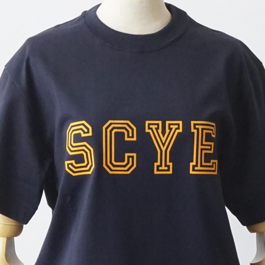 Scye 【sale セール20%off】Scye サイ/Logo-Flocked T-shirt 21701 : Here. - 通販 - Yahoo!ショッピング
