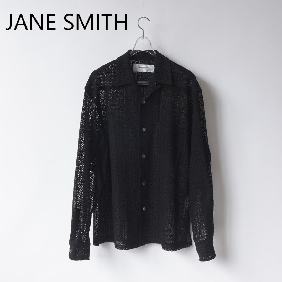 JANE SMITH/ジェーンスミス・Cotton Polyester Lace Open Collar Shirt : Here. - 通販 - Yahoo!ショッピング