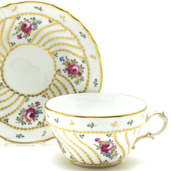 リチャードジノリ(Richard Ginori) ティーカップ ベッキオローザ ミュージアムコレクション :Richard-Ginorig-vec-fiori-colori-mano-t1a ...