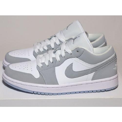 27.5cm DC0774-105 WMNS AIR JORDAN 1 LOW Wolf Grey ウィメンズ エアジョーダン ロー ウルフ ...