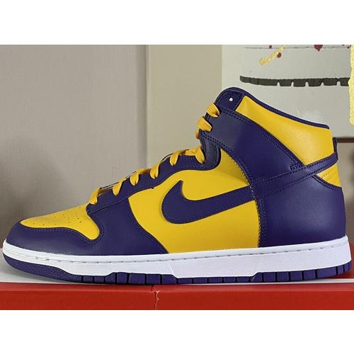 24cm DD1399-500 NIKE DUNK HIGH RETRO Lakers ナイキ ダンク ハイ レトロ レイカーズ ...