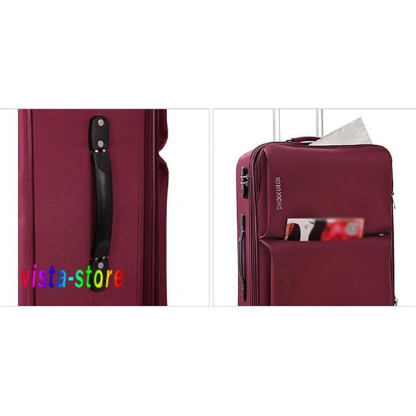 スーツケース キャリーバッグ ソフトサイド 2XL：46*30*78cm(85L/託送必要) 布製 防水 大容量 360°回転のキャスター : Hermosa - 通販 - Yahoo!ショッピング