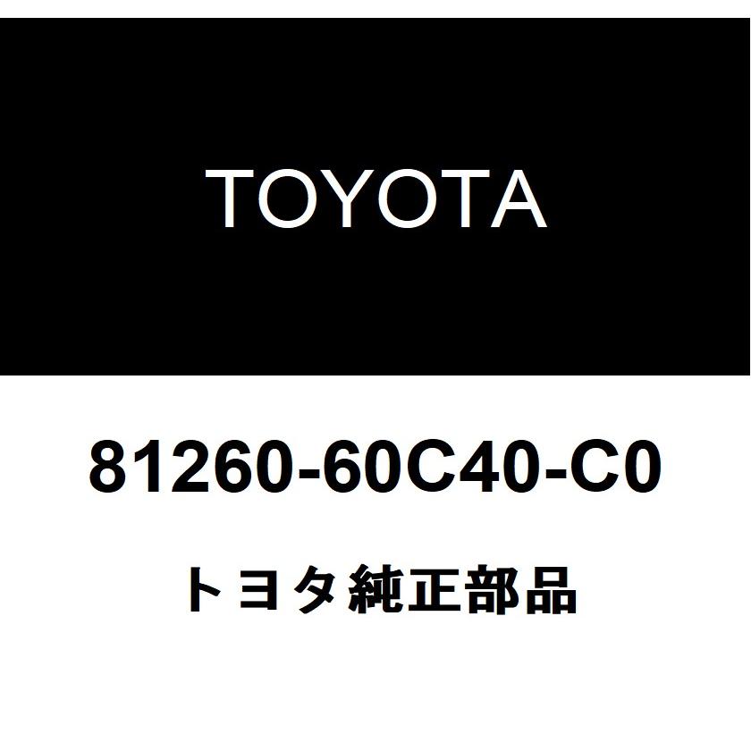 トヨタ トヨタ純正 マップ ランプASSY 81260-60C40-C0 : ヘックスストア - 通販 - Yahoo!ショッピング