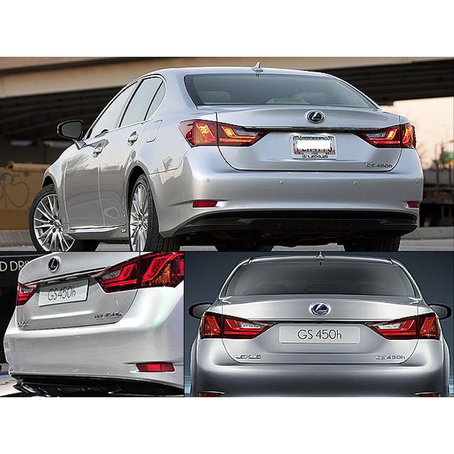 レクサスGS/LEXUS/L10米国US純正GS450hエンブレム-リアLマーク青色HYBRID/USDM北米仕様GWL10ヒートブルーUSA ...