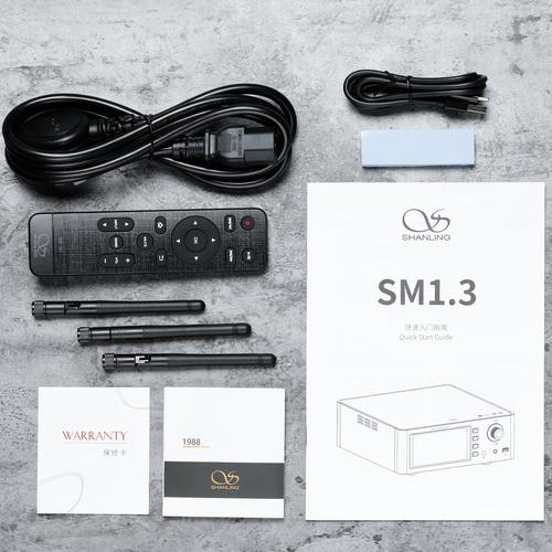 SHANLING 【予約受付中】SHANLING SM1.3 ブラック【4月25日発売】シャンリン AK4191＋AK4499EX デスクトップDAC/AMP ネットワークストリーミング ...