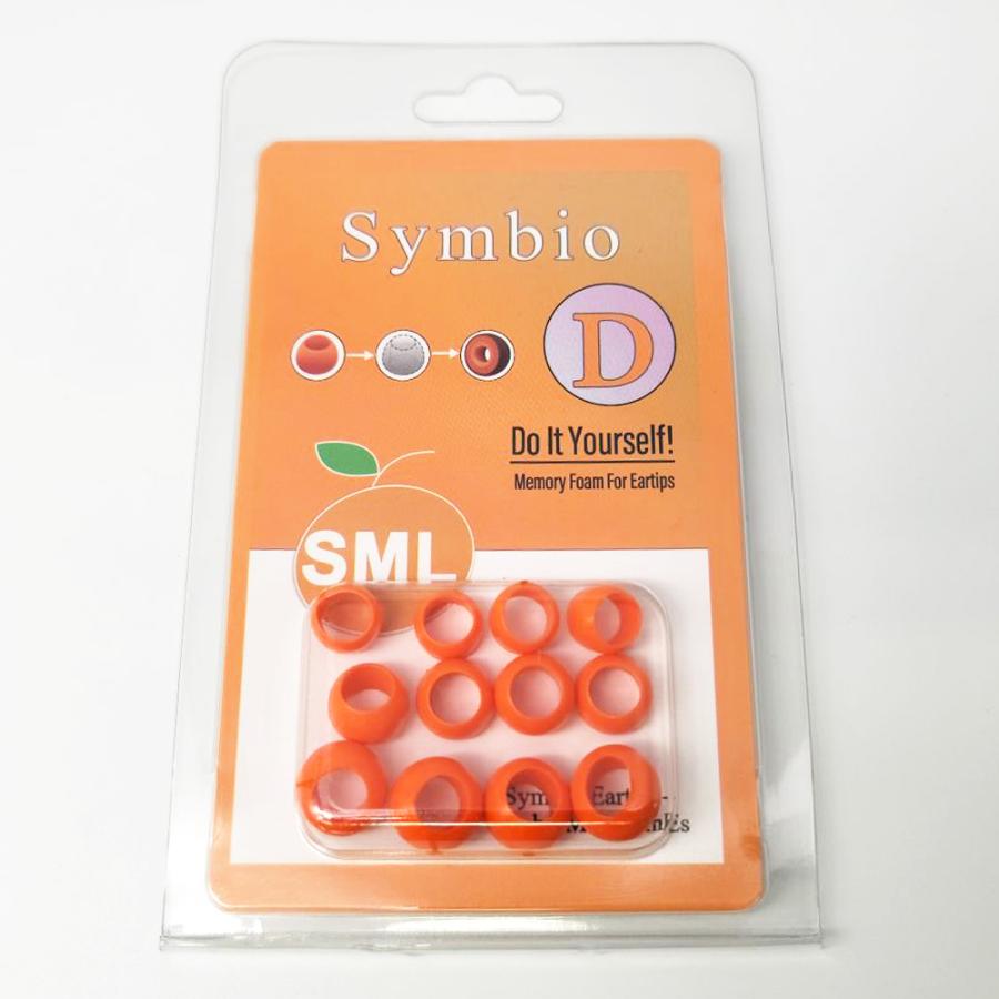 【カスタマイズ フォームチップ】Symbio D ウレタン製 フォーム カスタム用 イヤーピース イヤーチップ イヤピ ハイブリッド化 遮音性 ...