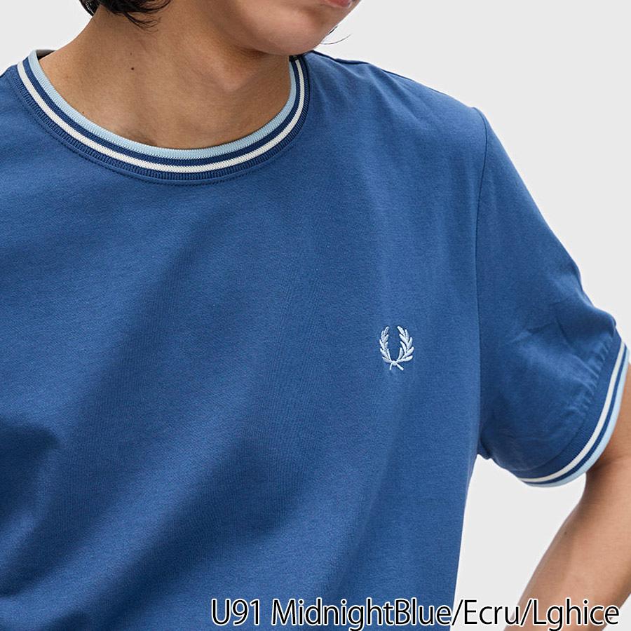 FRED PERRY 10/29+4% フレッドペリー Fredperry Tシャツ M1588 Twin Tipped T-Shirt Fred Perry フレッド ペリー ツイン ...