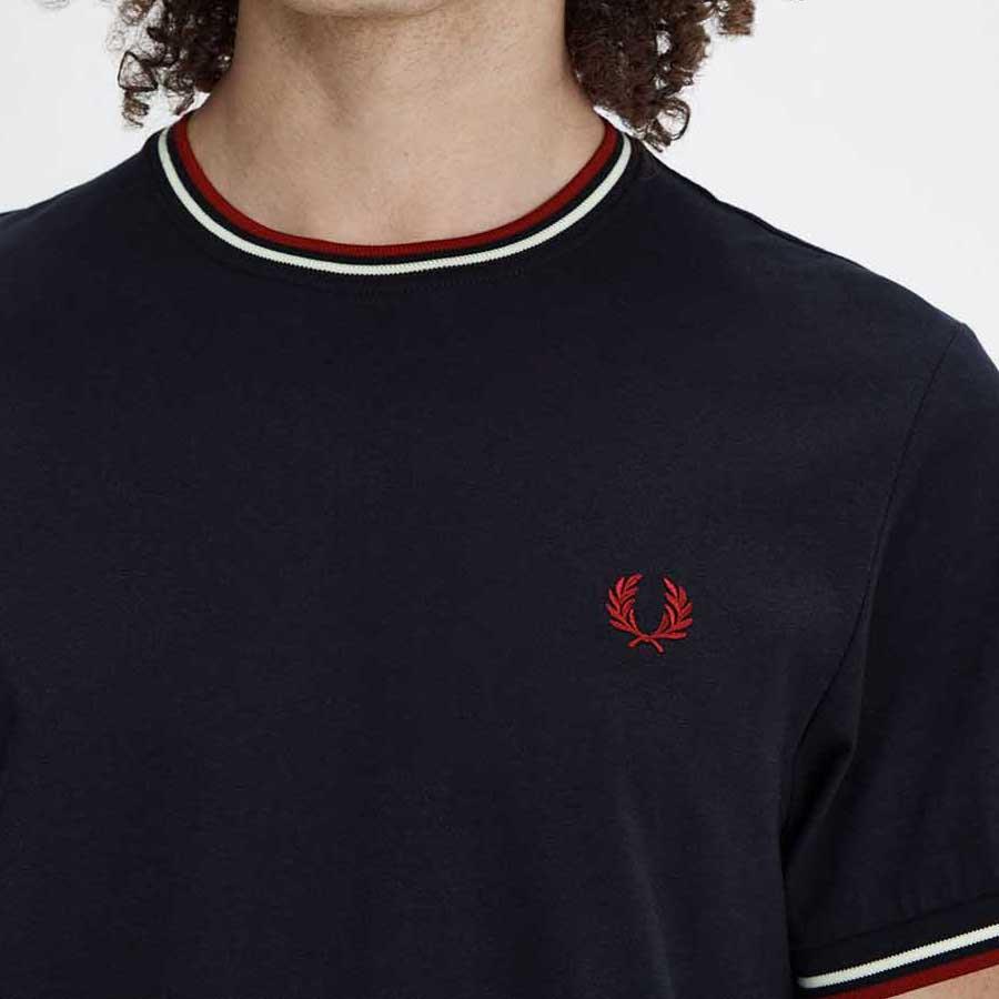 FRED PERRY 5/1ファーストデイ+3% フレッドペリー Fredperry Tシャツ M1588 Fred Perry フレッド ペリー ツイン ティップド メンズ レディース 男女 ...