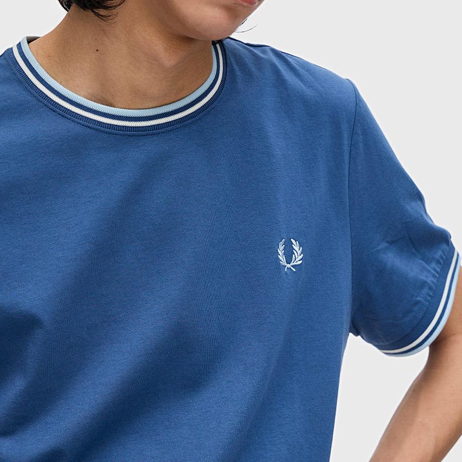 FRED PERRY 5/1ファーストデイ+3% フレッドペリー Fredperry Tシャツ M1588 Fred Perry フレッド ペリー ツイン ティップド メンズ レディース 男女 ...