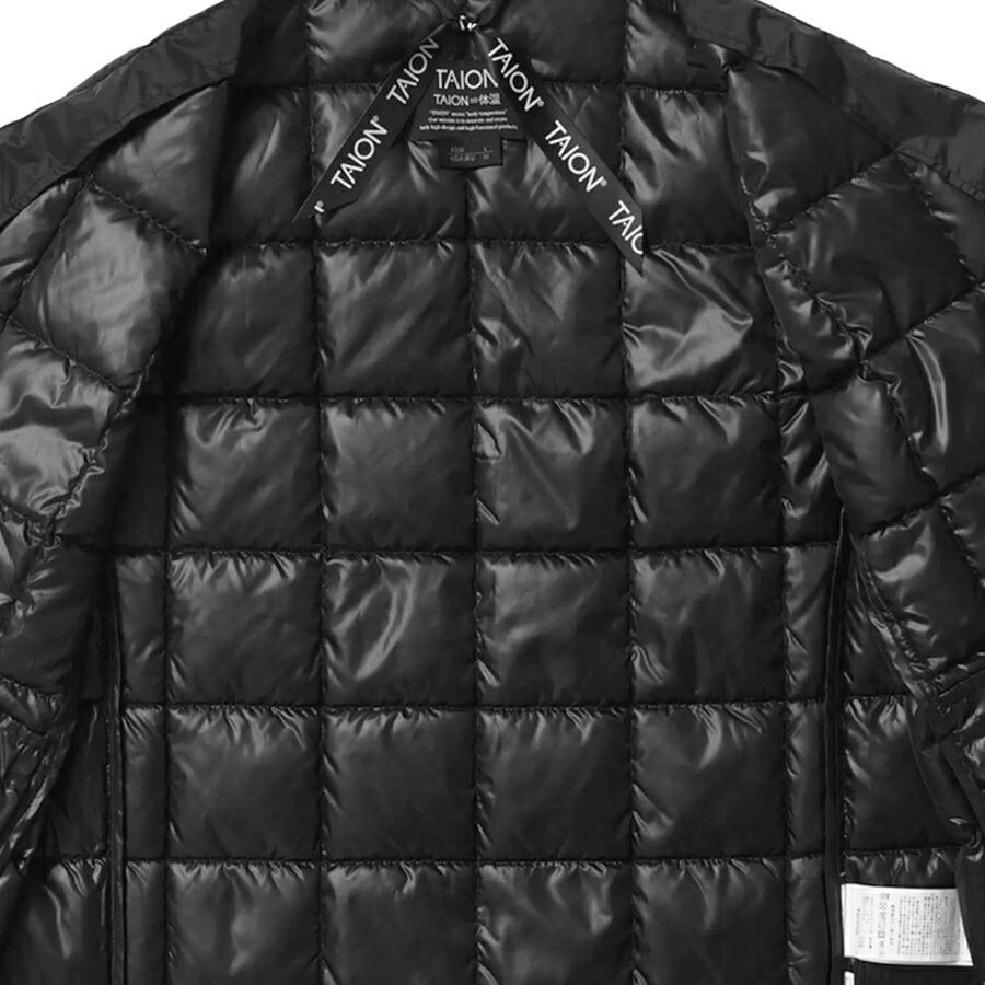 タイオン ロングダウンベスト W001-Long Taion Vネックボタン インナー ロング ダウン ベスト V Neck Long Down Vest レディース : 1132 ...