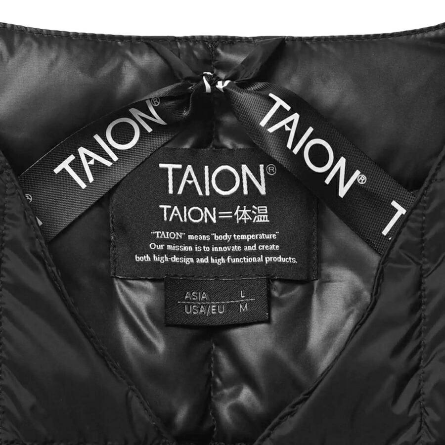 タイオン ロングダウンベスト W001-Long Taion Vネックボタン インナー ロング ダウン ベスト V Neck Long Down Vest レディース : 1132 ...
