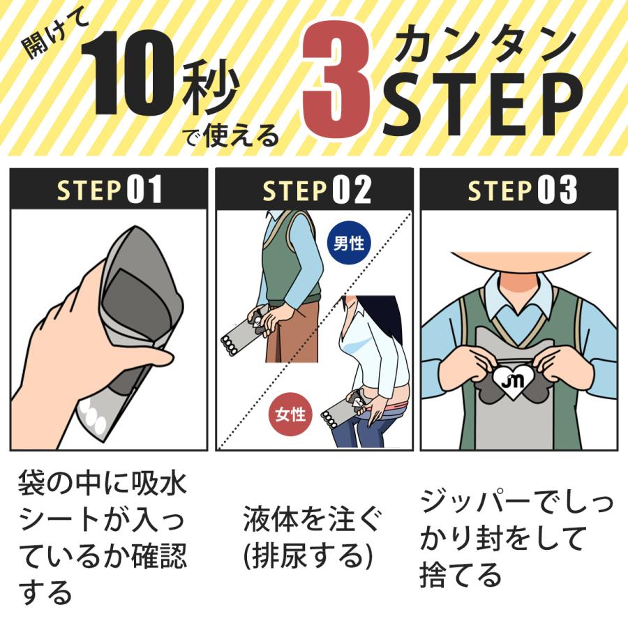 HGEN 携帯トイレ 非常用 災害 防災 非常用トイレ 高速道路の渋滞 アウトドア 登山 簡易 緊急 使い捨てトイレ 700cc吸水 男女兼用 12個 : HGEN - 通販 - Yahoo ...