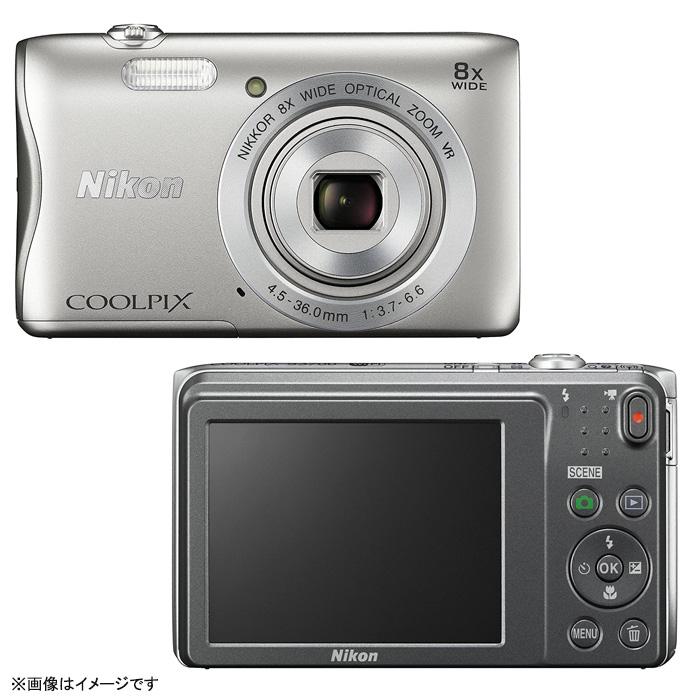 COOLPIX 中古 Nicon コンパクトデジタルカメラ S3700 光学8倍ズーム 2005万画素 ニコン クールピクス 軽量 デジカメ ...