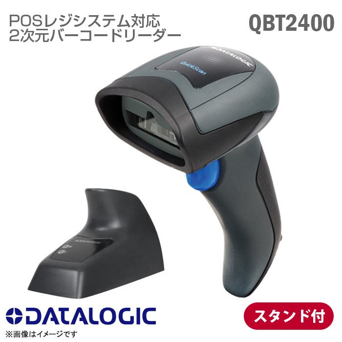 中古 2次元バーコードリーダー QuickScan QBT2400 ブラック DATALOGIC Bluetooth QRコード読み取り可能 ...