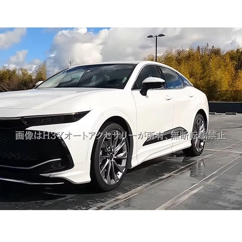 H3Y トヨタ クラウンクロスオーバー CROWN CROSSOVER ドアモール ドアガーニッシュ カスタム パーツ アクセサリー ...