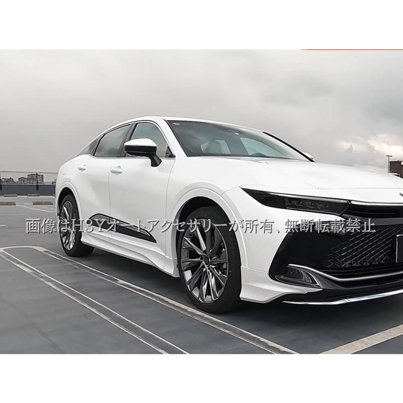 H3Y トヨタ クラウンクロスオーバー CROWN CROSSOVER ドアモール ドアガーニッシュ カスタム パーツ アクセサリー ...